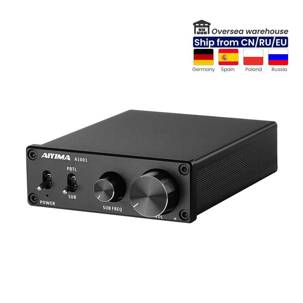 AIYIMA TPA3116D2 Subwoofer Amplifier TPA3116 Mono Power Amplifier Speaker Digital Sound ...