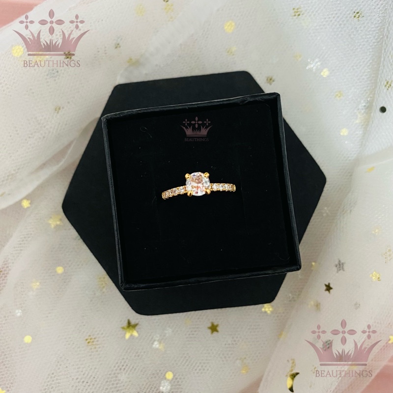 Adjustable Promise Rings 18K Gold Jewelry with Free Box - Tala Inspired ...
