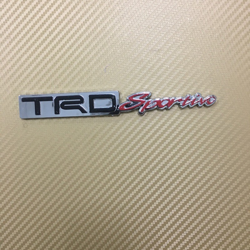 TRD sportivo Logo Attached To Toyota Stick Any Model | Shopee Philippines