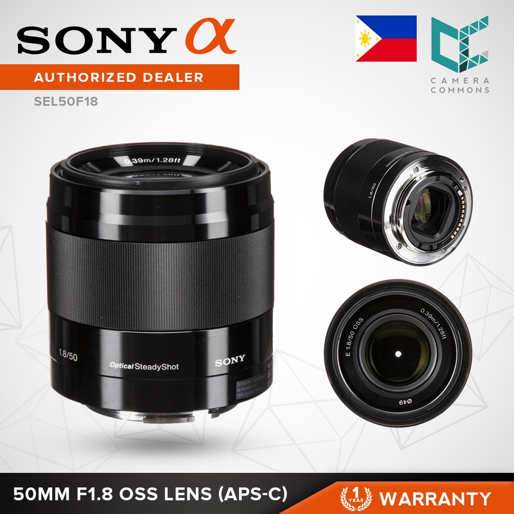 Sony Lens E 50 mm F1.8 OSS Optical Steady Shot SEL50F18 | Shopee ...