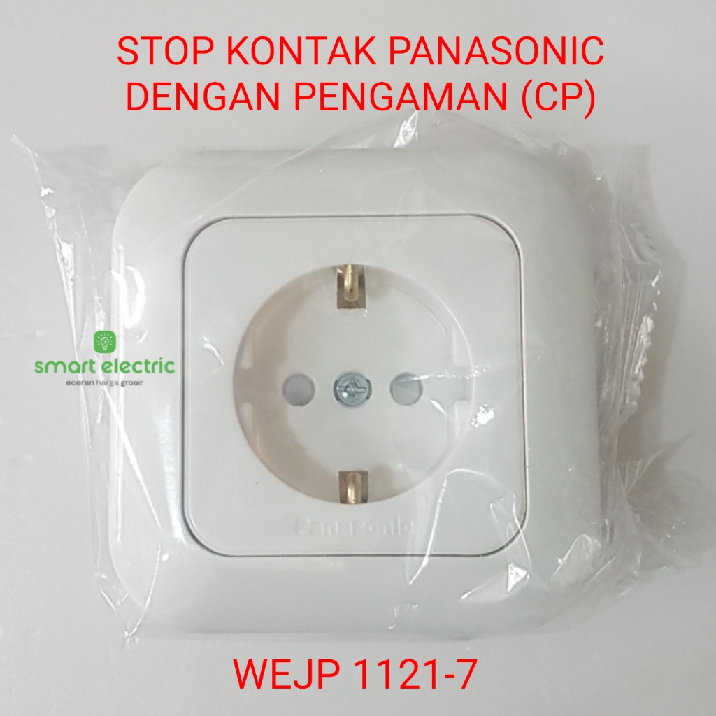 Panasonic WEJP 1121-7 Grounded Socket with CP Built-in Electrical Plug ...