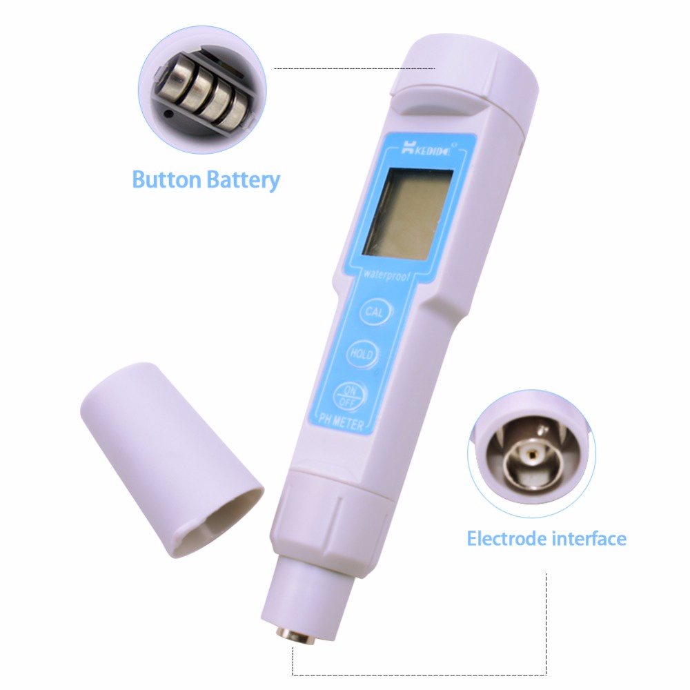 CT-6020A High Precision Portable digital PH meter Waterproof Water Pen ...