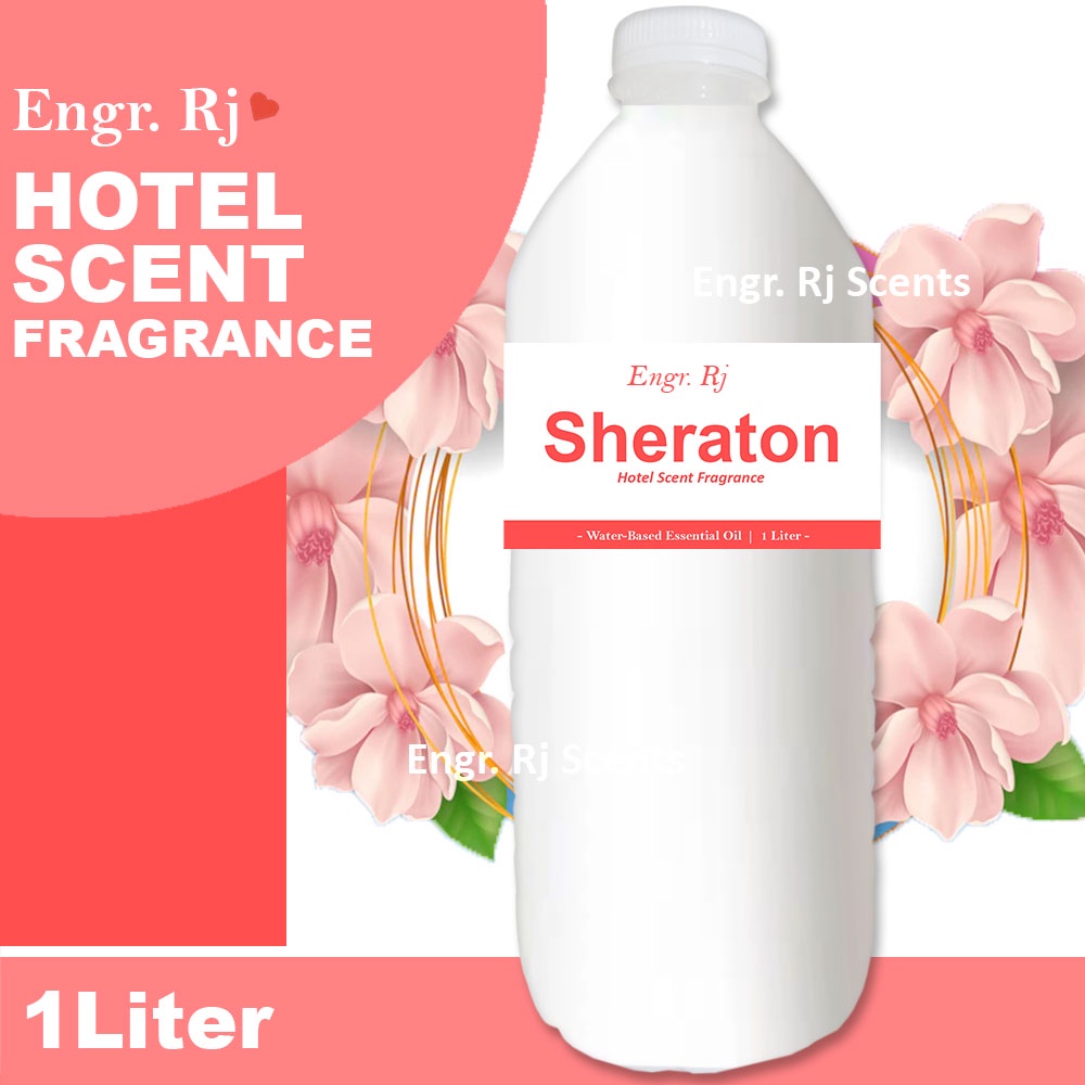 Engr. Rj SHERATON Premium Hotel Scents 1 Liter for Humidifier Diffuser ...