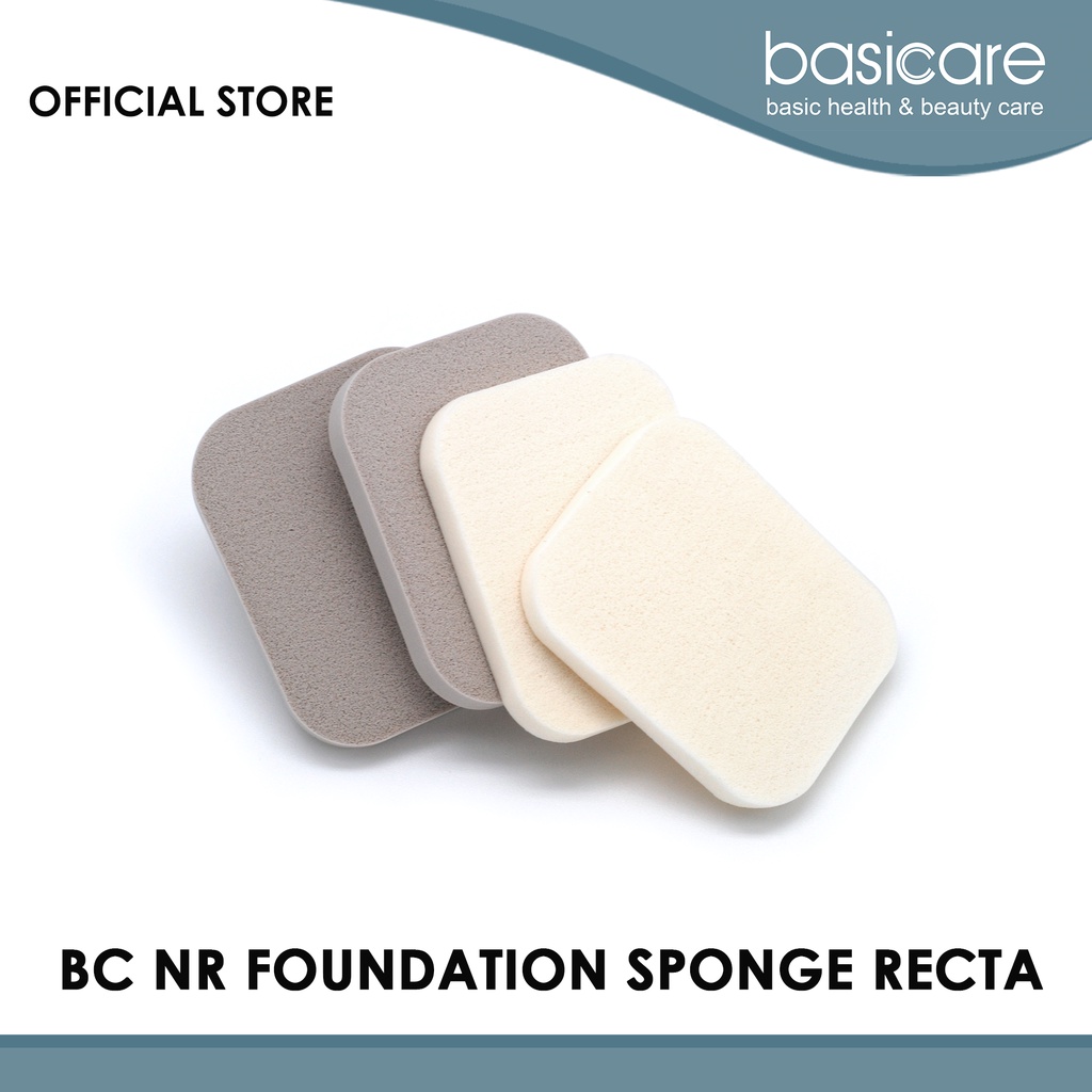 BASICARE Foundation Sponge Rectangle BCFEC02 | Shopee Philippines