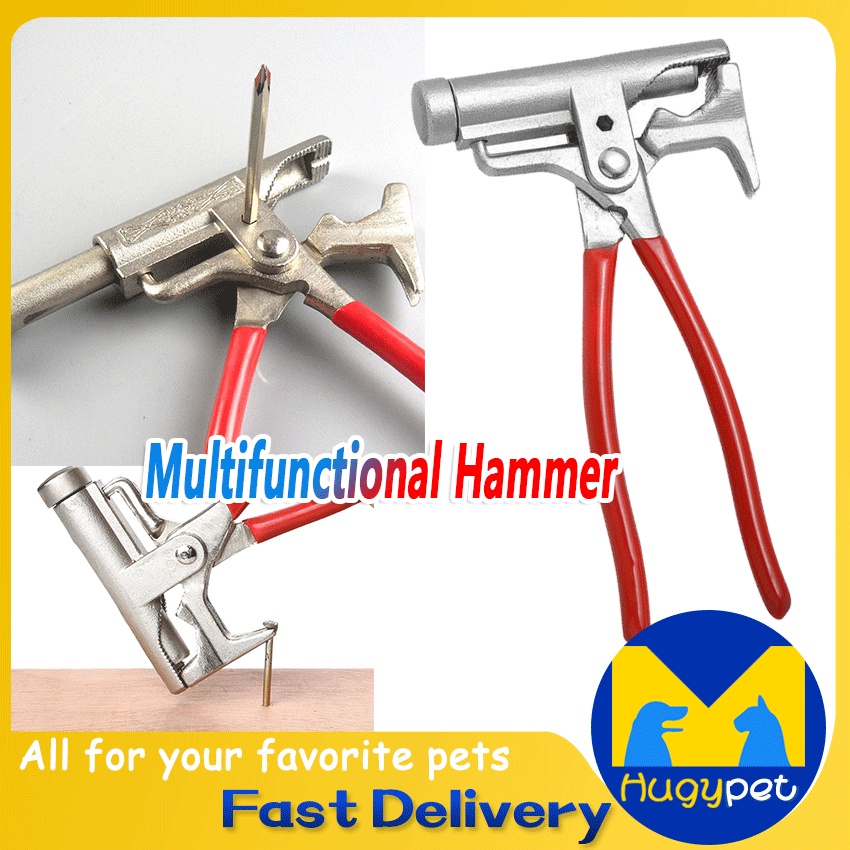 Multi-Function Hammer Hand Tool Screwdriver Electrical Nail Gun Pipe Pliers Wrench Clamps ...