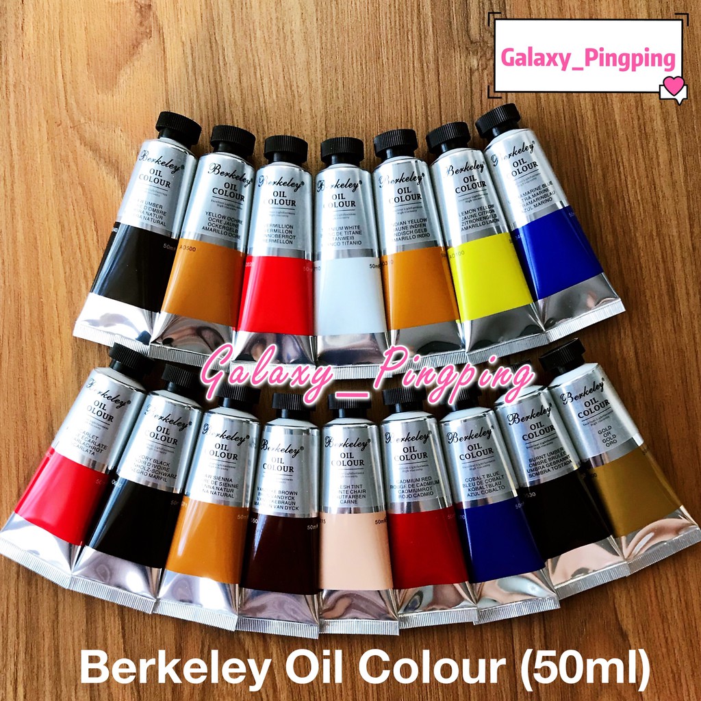 Berkeley Oil Paint / Oil Colour (50ml) | Shopee Philippines