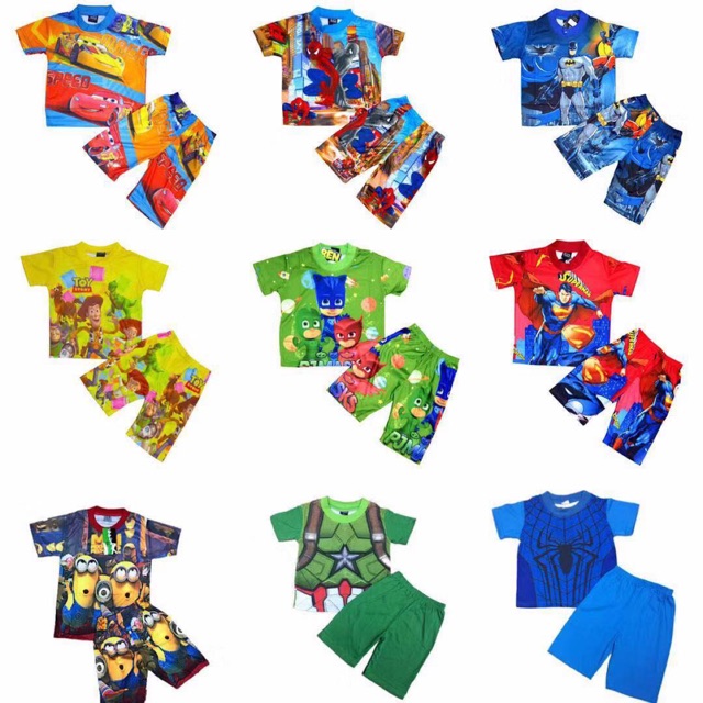 MURA99 = Assorted Design TERNO SHORT For KIDS (2-11yrs) | Shopee ...