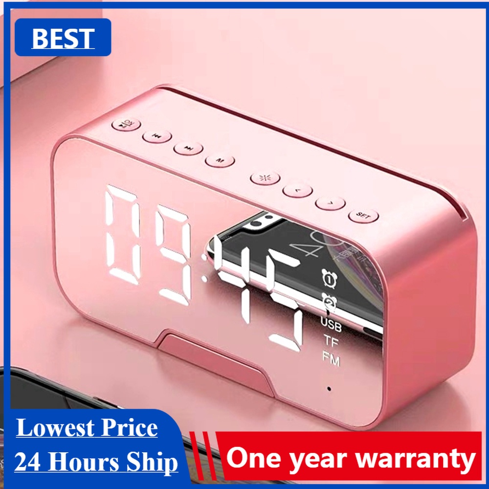 1-2 days Delivery】G10 Wireless Bluetooth 5.0 Speaker Alarm Clock With ...