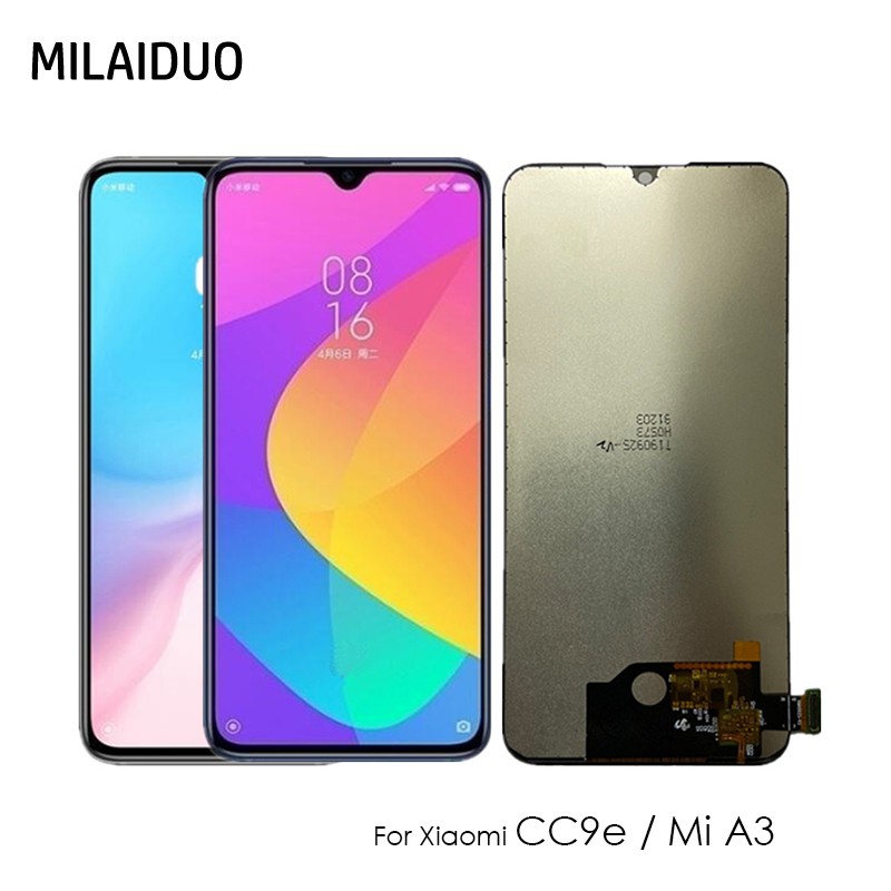 6.01'' amold / TFT For Xiaomi CC9e / Mi A3 LCD Display Touch Screen Digitizer Assembly For ...