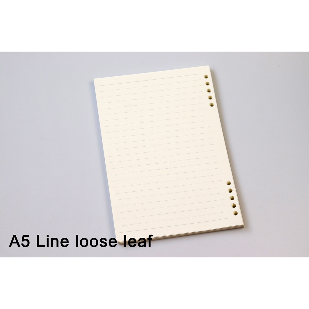 PP Cute cartoons Japan Minimalist notebook 10 holes refillable A5 B5 ...