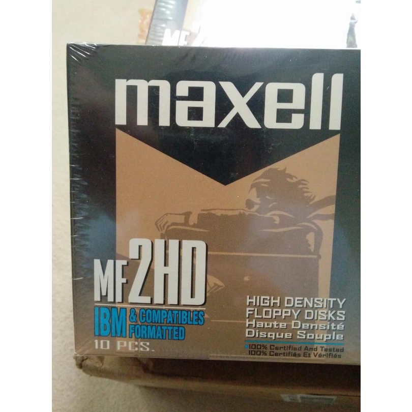 Maxell 1.44MB Floppy Disk (New)(1 Box, 10 Pieces) | Shopee Philippines
