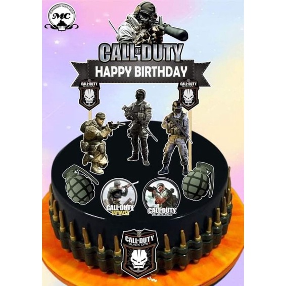 Call of Duty Customize Cake Topper(CD2) | Shopee Philippines