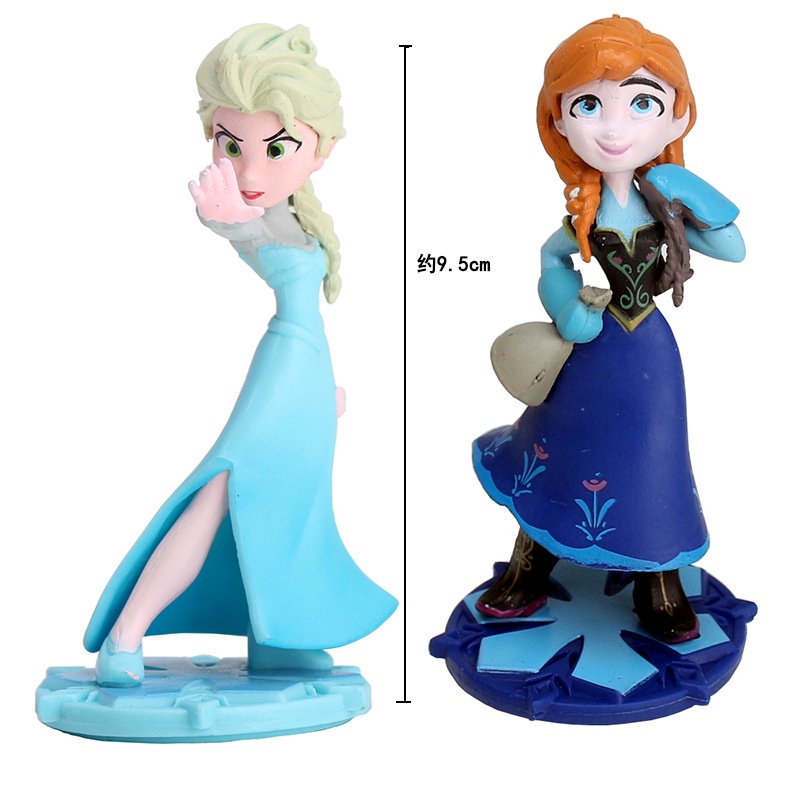 Cake Figurines Topper Decoration Frozen Princess Elsa Cinderella Alice ...