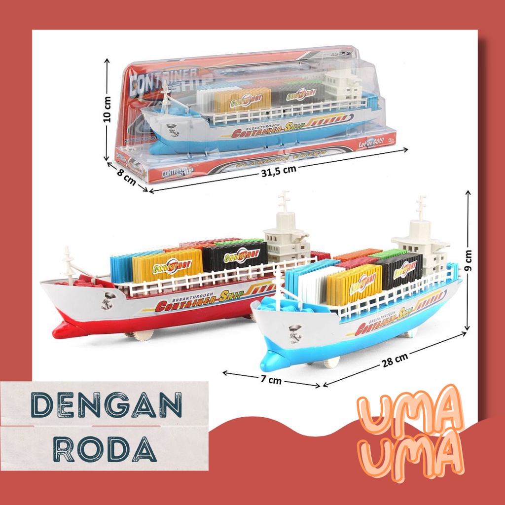 Container Cargo Ship - Container Ship - 1006 | Shopee Philippines