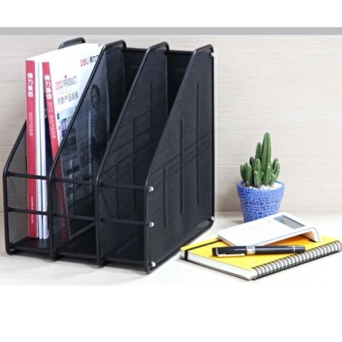 Wire Mesh 4 - Tier File Frame/File Bar/Magazine Rack. | Shopee Philippines