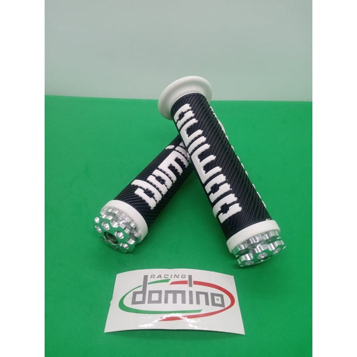 DOMINO COLOR WHITE & BLACK VERSION 2 HANDLE GRIP/ GAMIT SA MOTOR ...