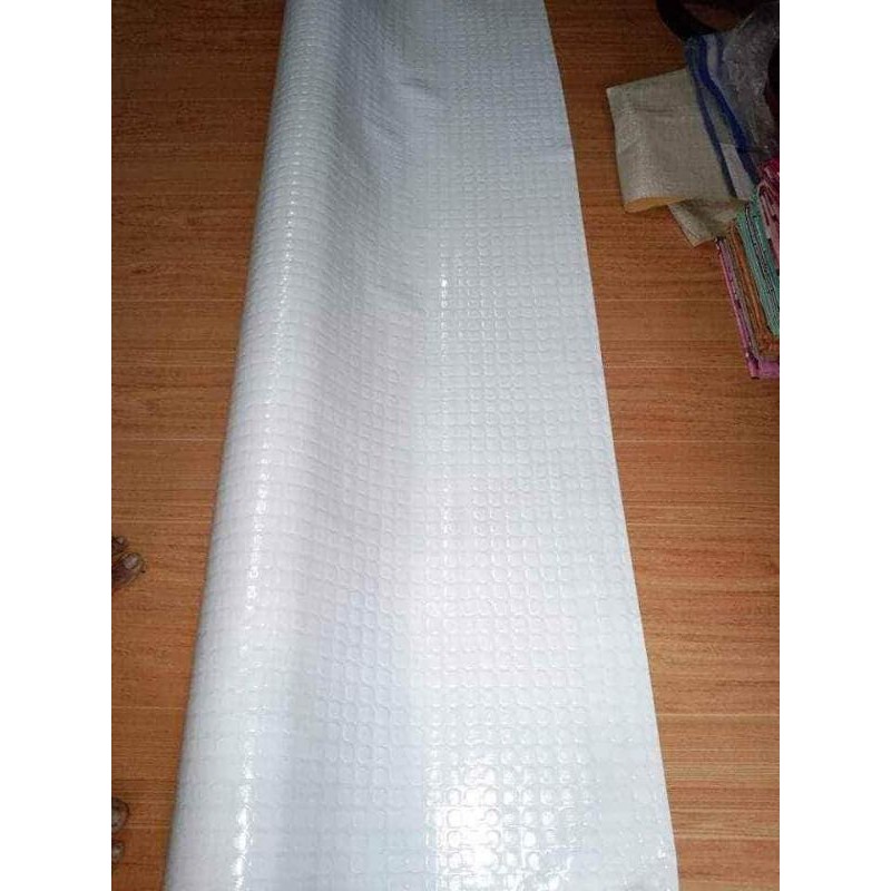 Plain white Euro Rubberized Linoleum Renolyum Floor Mat | Shopee ...
