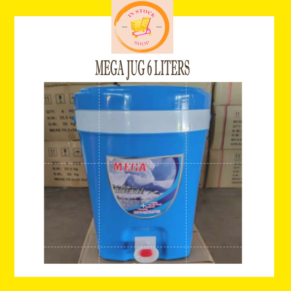 MEGA JUG 6 LITERS /WATER JUG/ MEGA JUG/ 6L JUG | Shopee Philippines