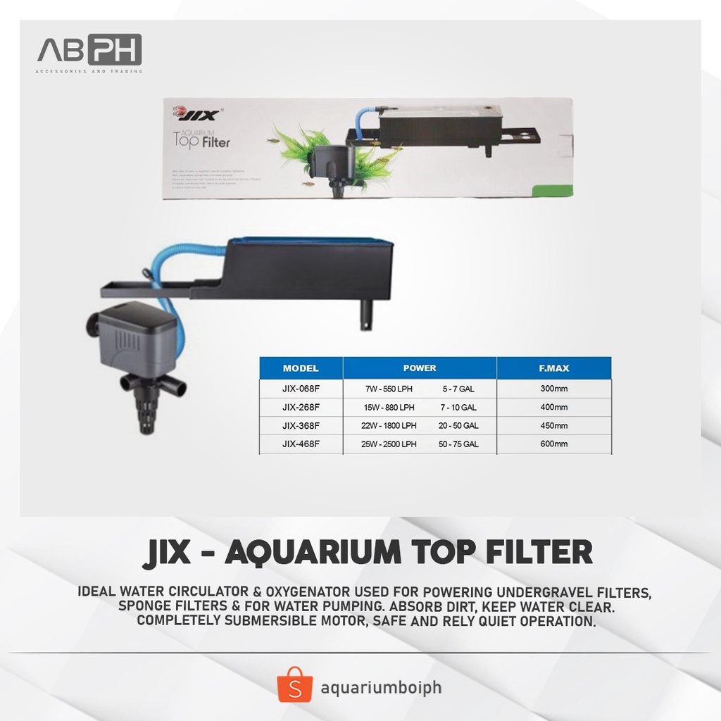 Jix Aquarium Top Filter | Shopee Philippines
