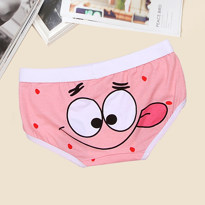 New SpongeBob Cartoon Cotton Girlys Underwear Sexy Comfortable Low ...
