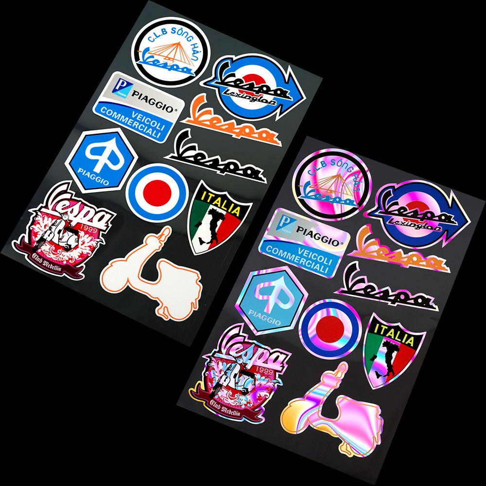 Reflective Motorcycle Stickers Side Emblem Fairing Cover Decorated ...