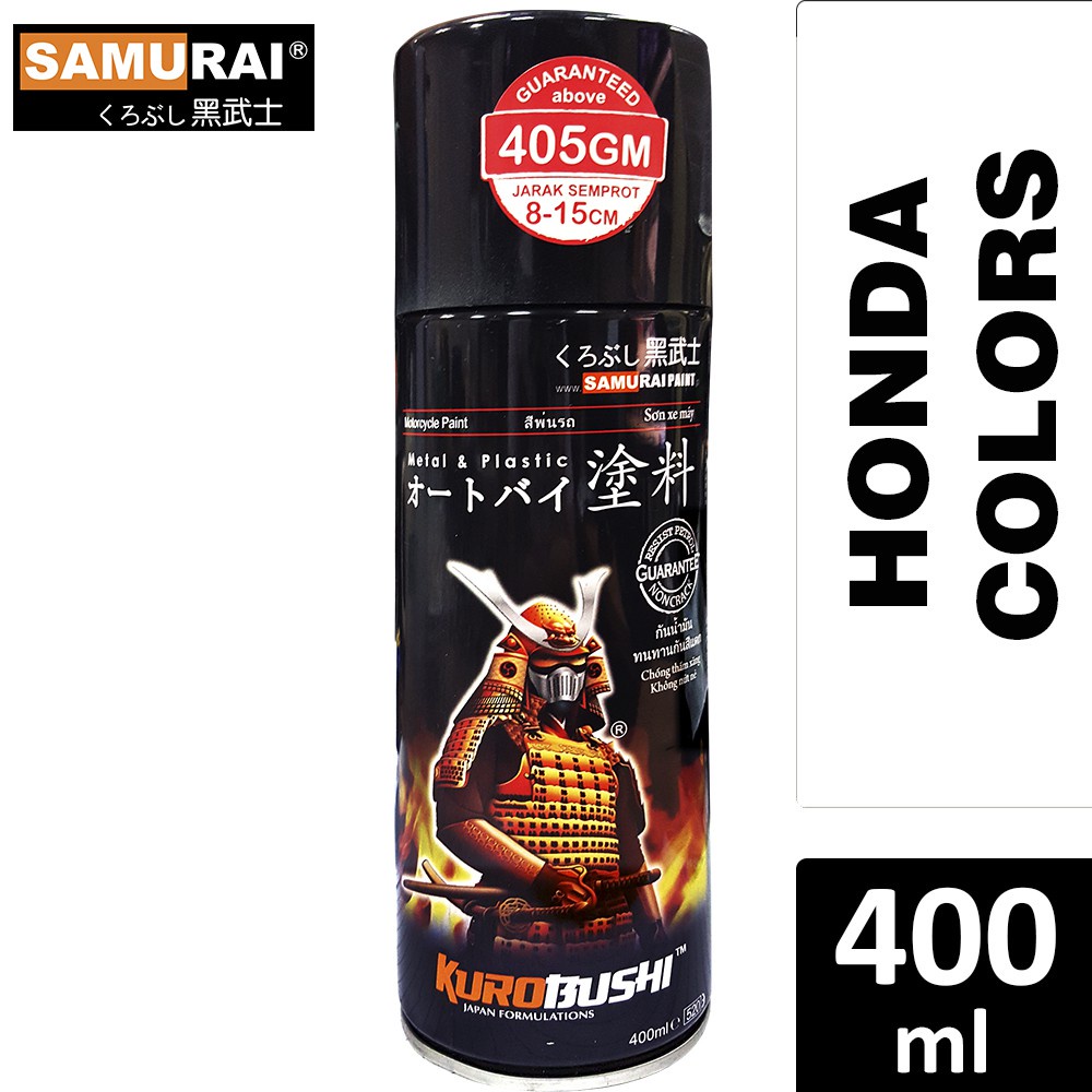 Samurai Honda Colors Spray Paint 400ml [Made in Malaysia] | Shopee ...