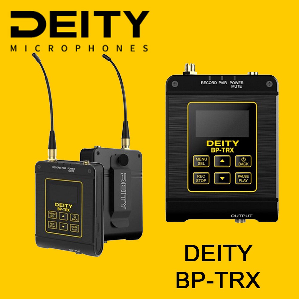Deity Microphones BP-TRX Compact Microphone Recorder and Wireless ...