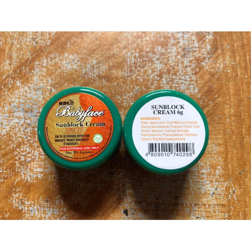 RDL Sunblock Cream SPF 15 (6g,12g,15g, 25ml) | Shopee Philippines