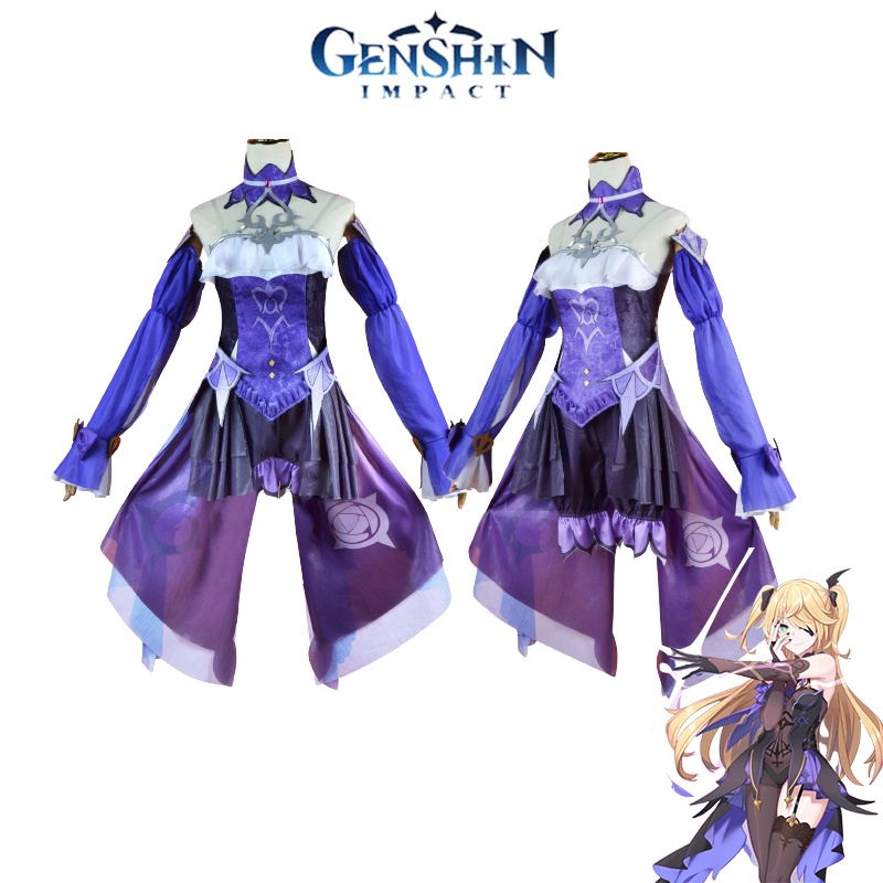 Game Genshin Impact Fischl Cosplay Costume Halloween Carnival Suit ...