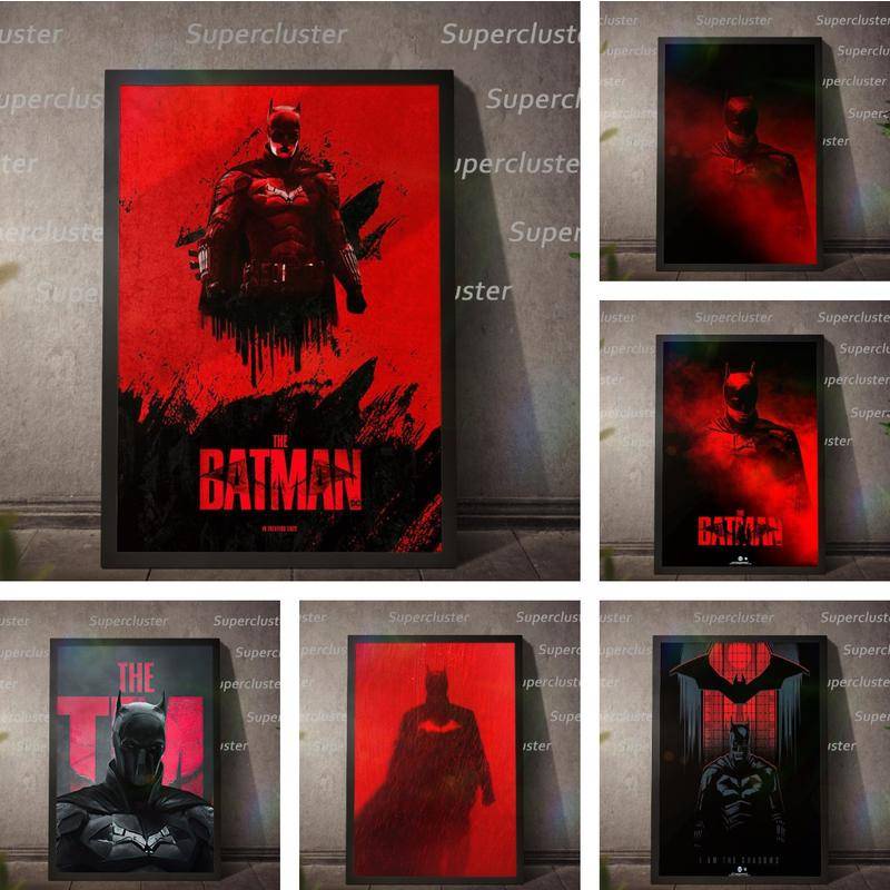DC Canvas The Batman new movie Painting Poster Wall Print Pictures Home ...