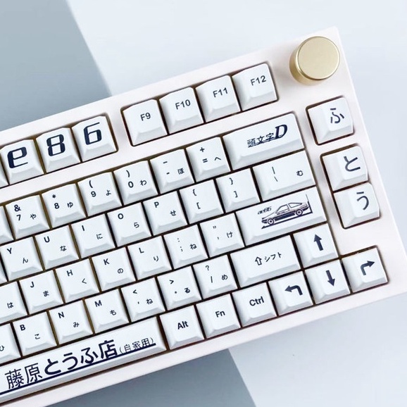 New Initial D Japanese Theme Key Cap AE86 PBT Thermal Sublimation ...