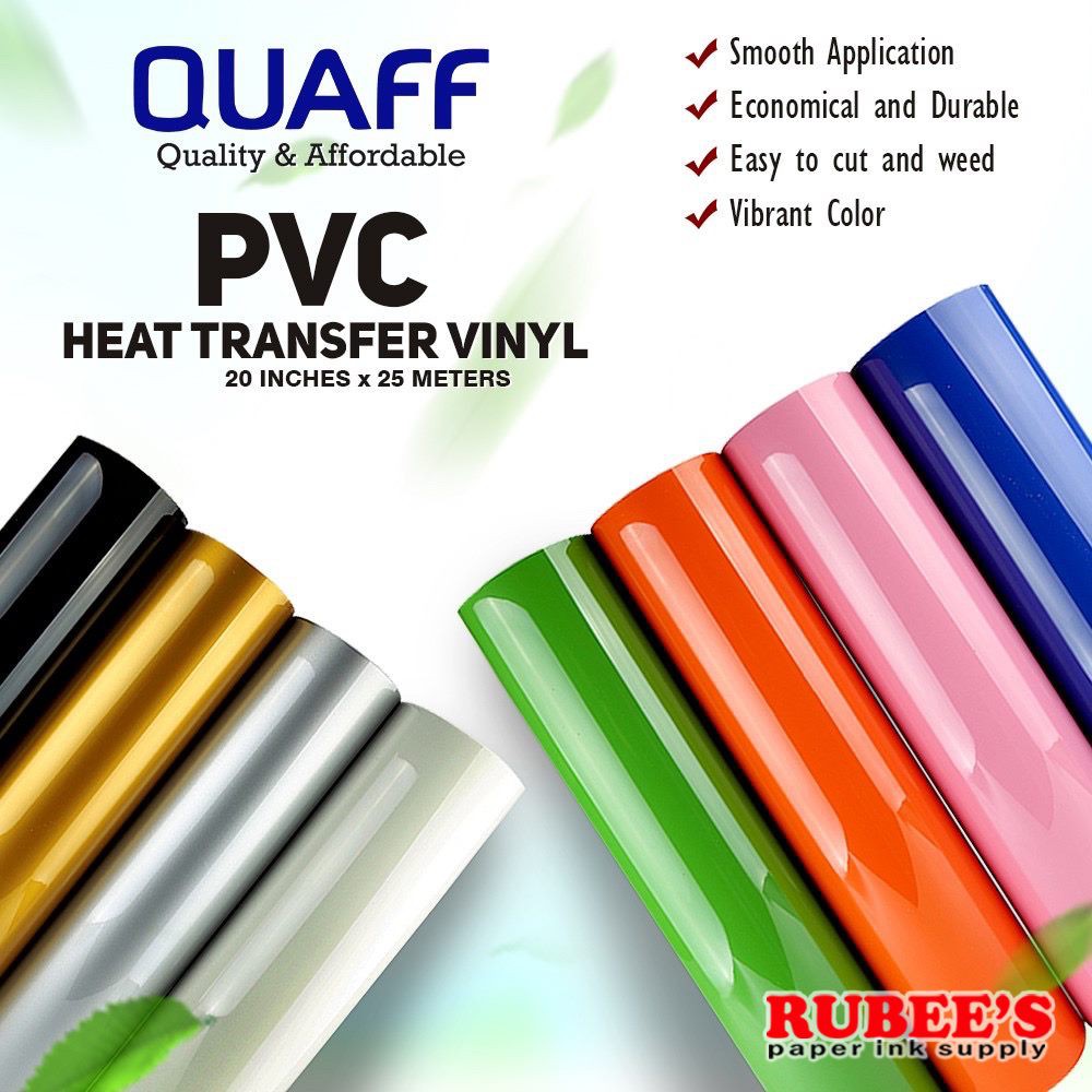 QUAFF CDP-PVC HEAT TRANFER VINYL | Shopee Philippines