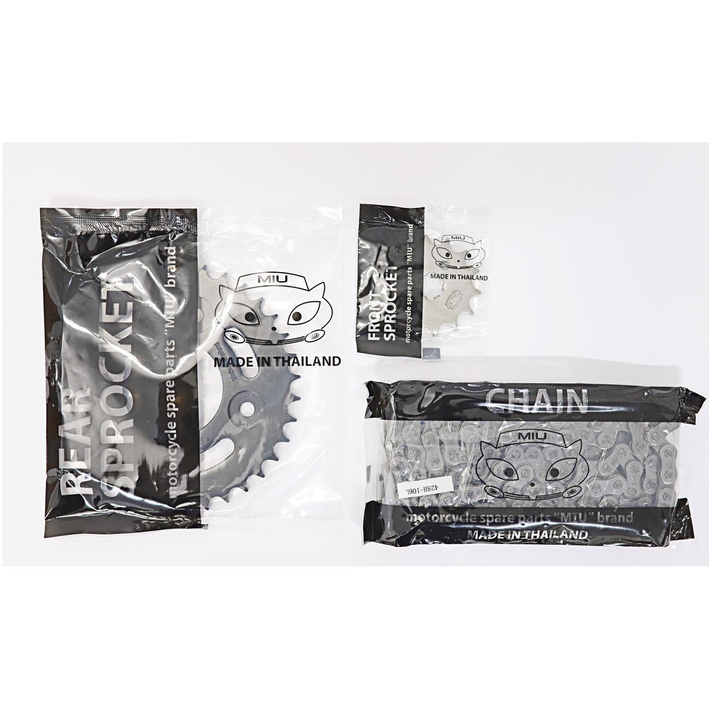 Wave RS MIU Chain Sprocket - 100% IMPORTED IN THAILAND - WITH ANTI ...