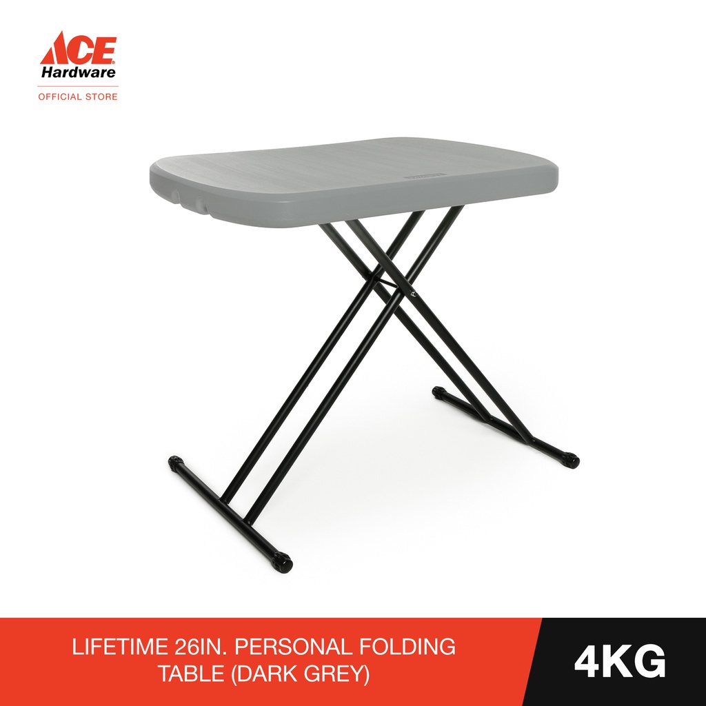 Lifetime Personal Folding Table - Dark Grey | Shopee Philippines