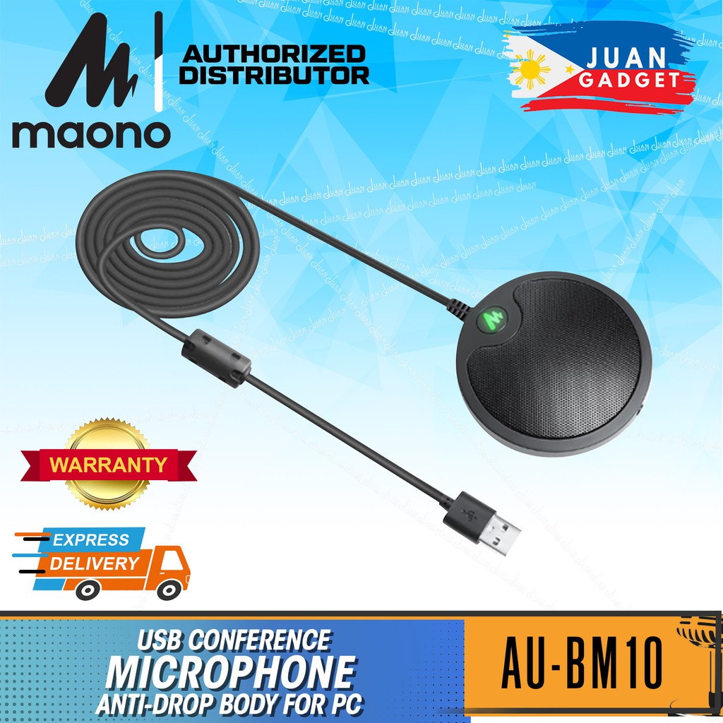 Maono AU-BM10 BM10 USB Conference Comp. Microphone Metal Boundary ...