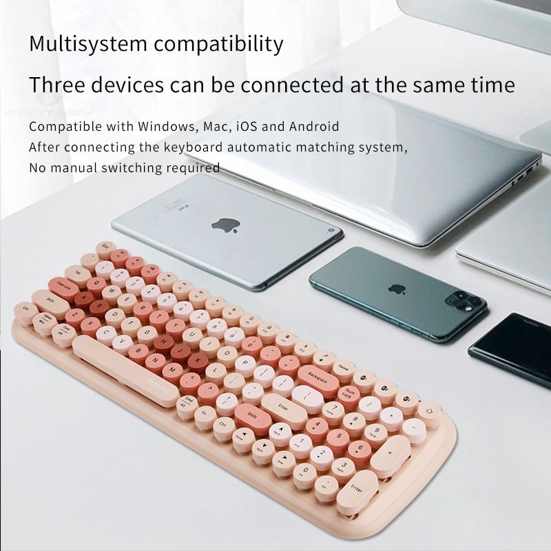 MOFII Candy BT Wireless Bluetooth Keyboard Mixed Color Mini Cute ...