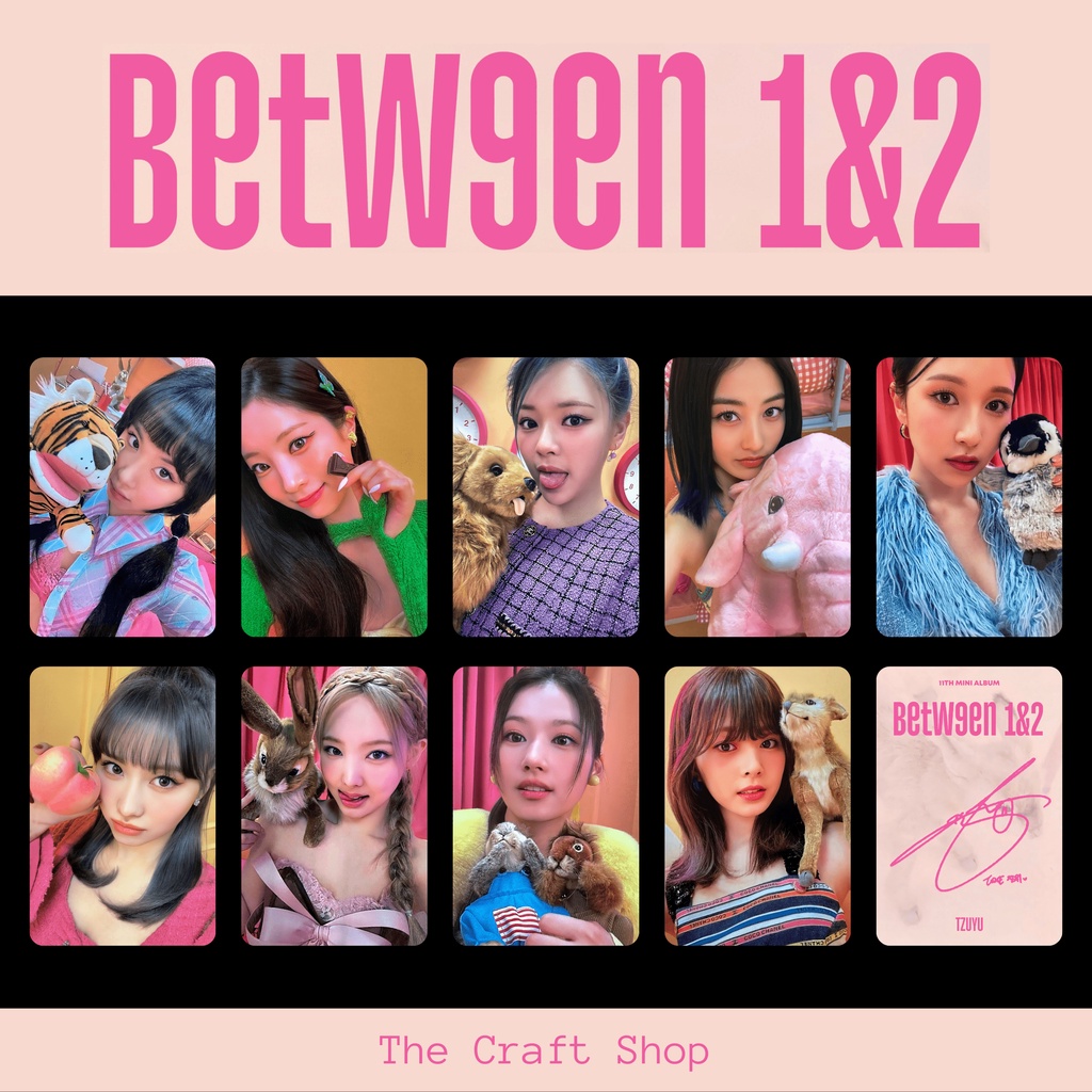 FANMADE TWICE Photocard Set - Between 1&2 (Read Description) | Shopee Philippines