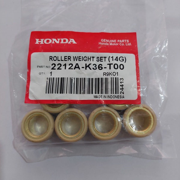 Honda CLICK 125 /150 Pulley Ball 14G Flyball Set 2212A-K36-T00 Genuine ...