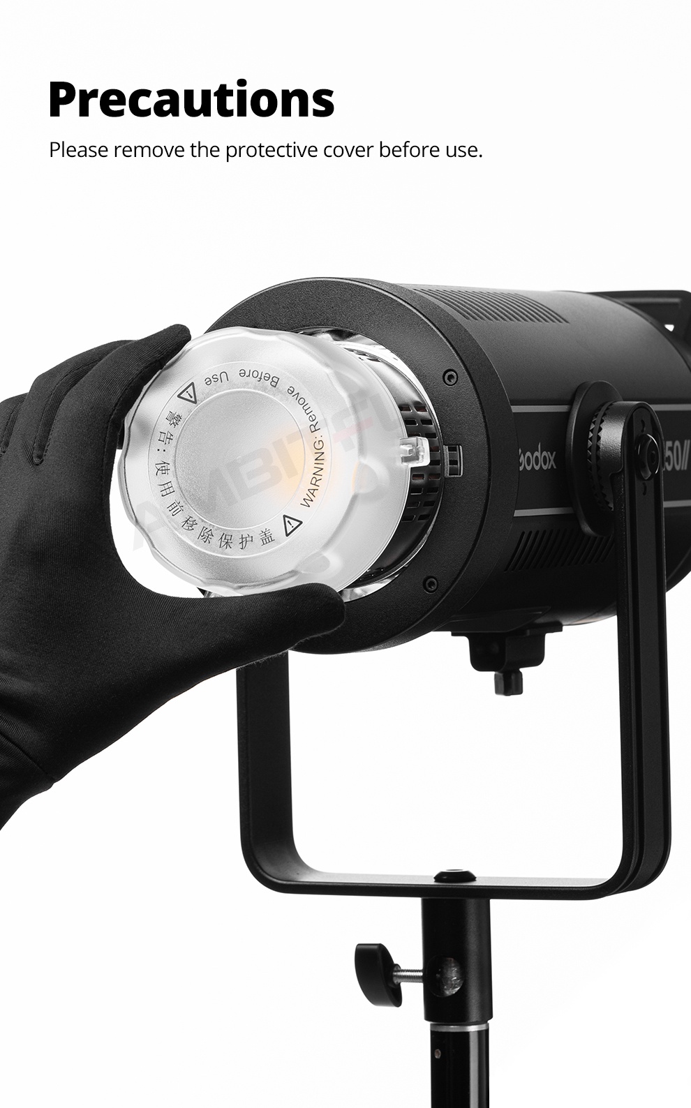 Godox Glass Cover Protector Cap for Godox NiceFoto Jinbei Bowens Mount ...