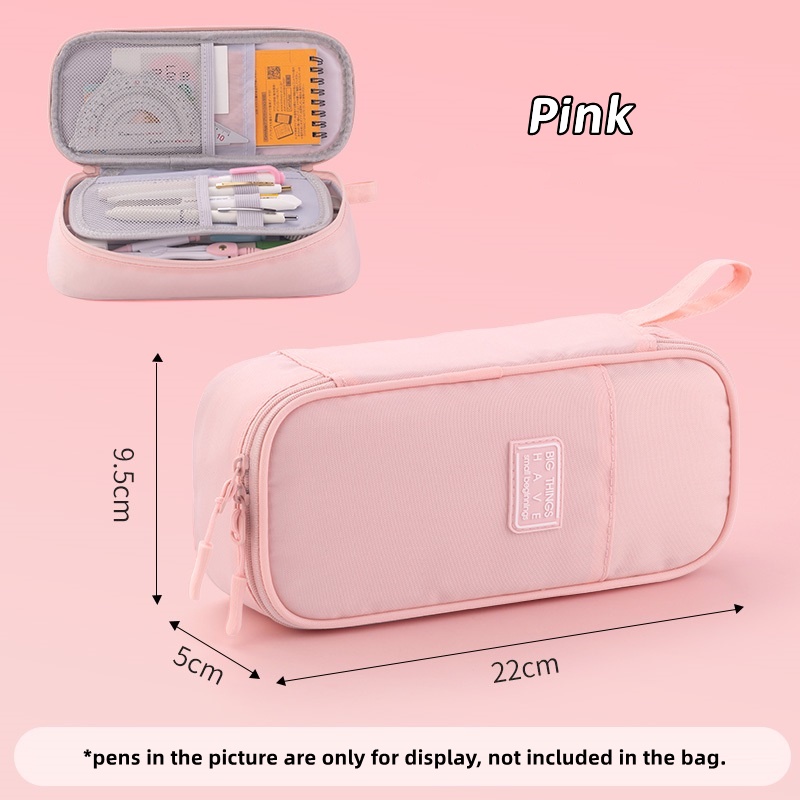 Penlab Angoo Big Things Color Pencil Case Pen Bag Multi Layer Easy ...