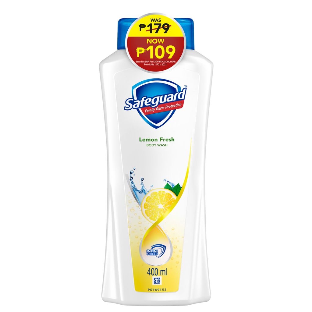 Safeguard Bodywash Lemon 400ml | Shopee Philippines