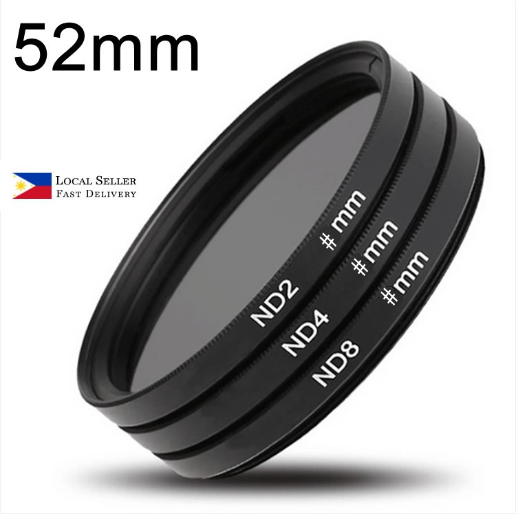 52mm ND Filter Neutral Density ND2 ND4 ND8 ND16 | Shopee Philippines