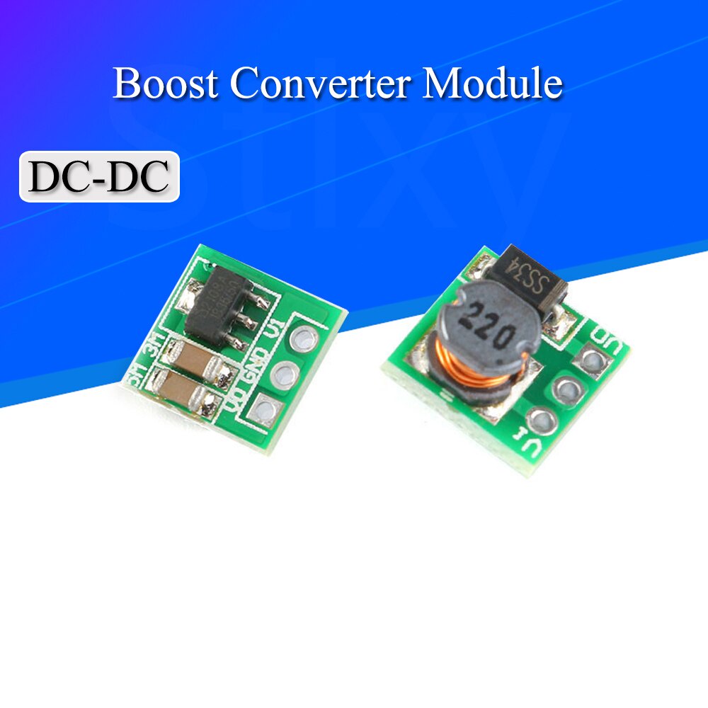 2PCS 0.9-5V To 5V DC-DC Step Up Power Supply Module Voltage Boost ...