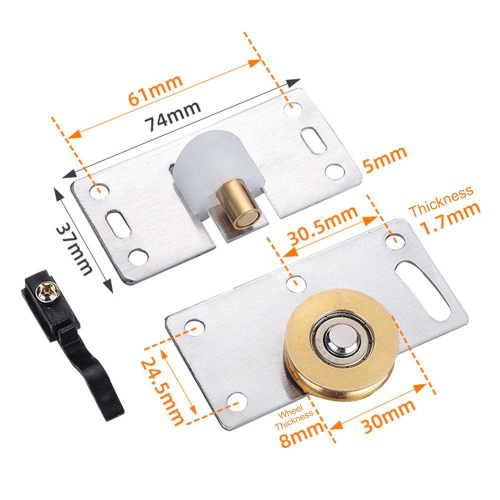 FOREVER Door Rollers Wardrobe Roller Kit Wheel Runner Cabinet Nylon ...