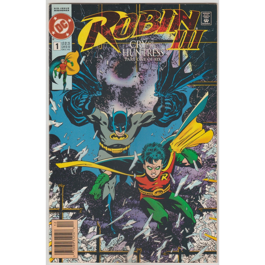 Robin III : Cry of the Huntress 1, 5 (1992-93) Batman appearance. No.5 ...