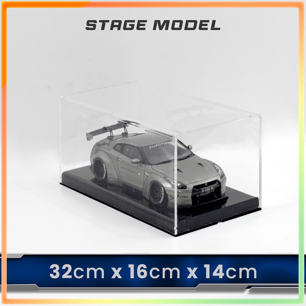 Diecast BOX Scale 1: 18 (32x16x14) cm Special Bend Model with Stage ...