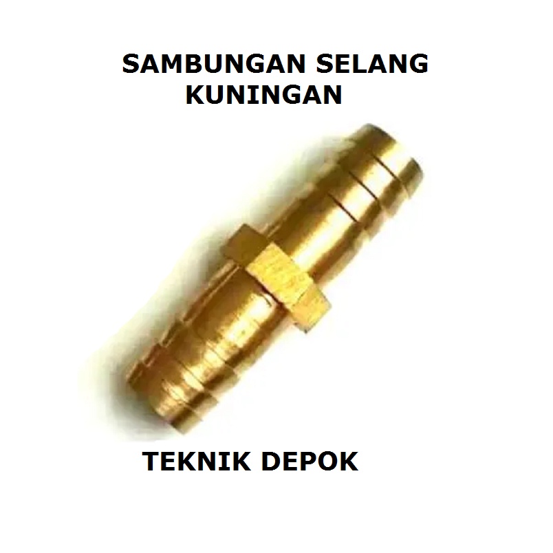 1/ 2 inch Full Brass Hose Connector Hose Fitting Connection Nipple ...