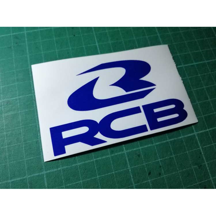 RCB STICKER COLORED (NON-REFLECTIVE) | Shopee Philippines