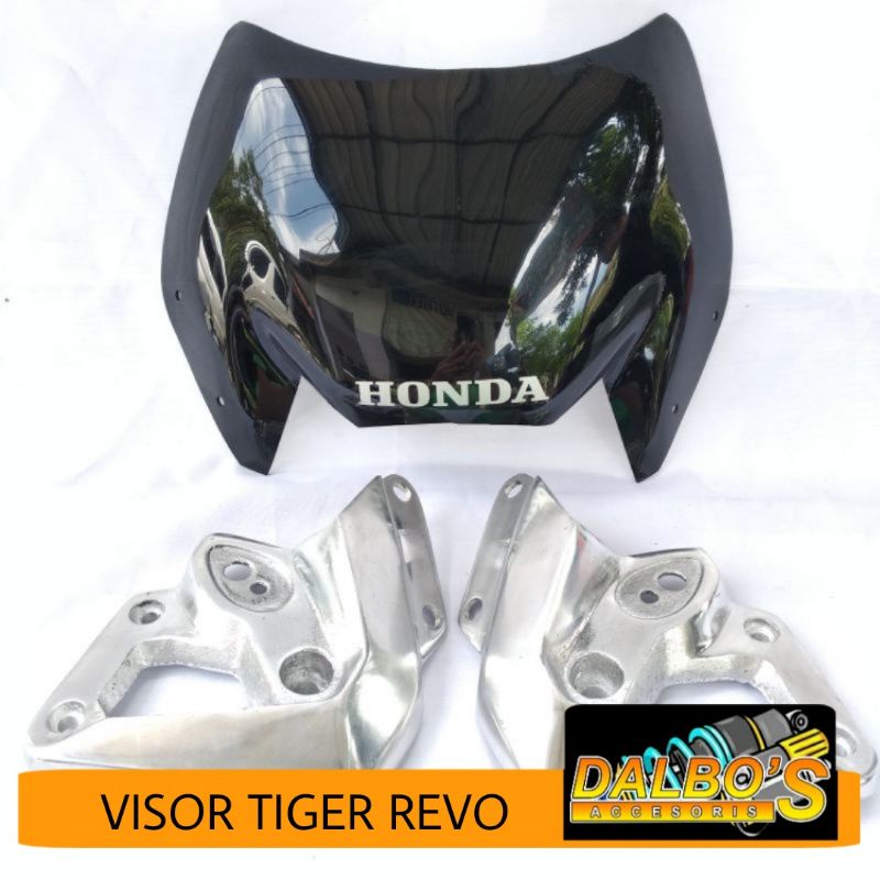 Visor TIGER REVO TIREV Black Glass SET BARONG POLES | Shopee Philippines