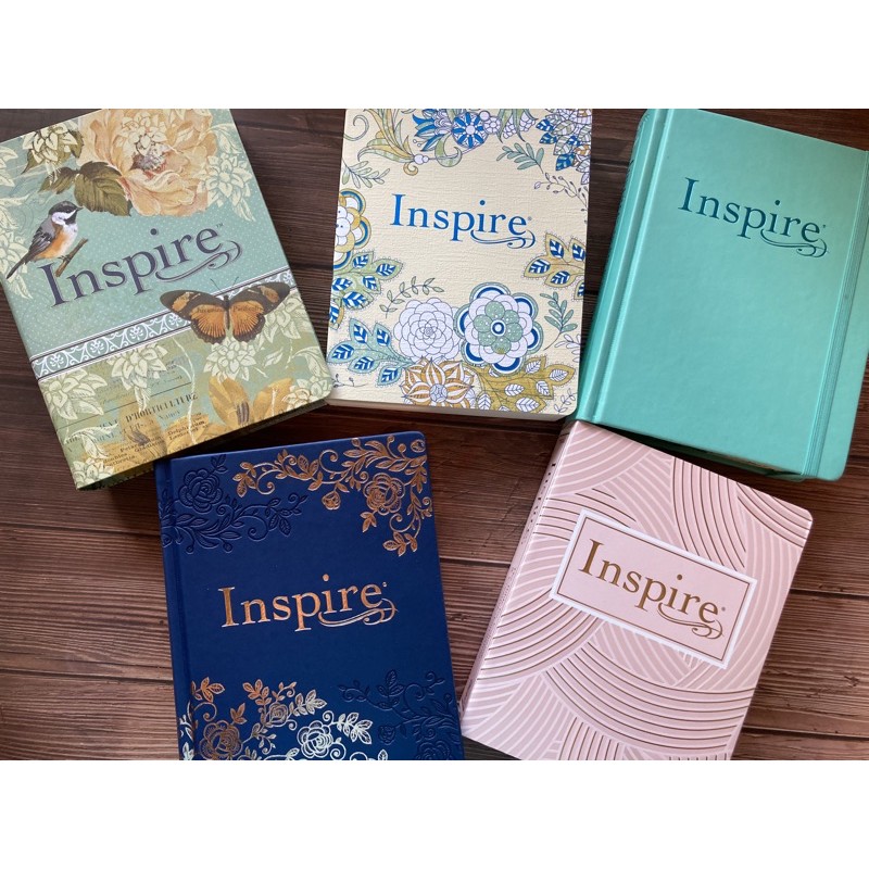 NLT Inspire Journaling Bible Paperback and Hardcover Journal Bible ...